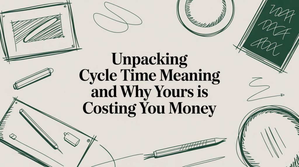 Unpacking Cycle Time Meaning and Why Yours Is Costing You Money